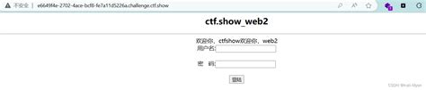 ctfshow web2（sql注入） ctfshow web2 csdn博客