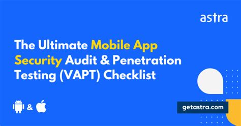 Checklist For Mobile App Security Audit Developers And Agencies
