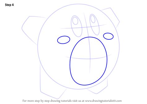 How To Draw Yellow Kirby From Kirby Kirby Step By Step DrawingTutorials Com