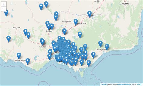 mapping australian geograph data in python