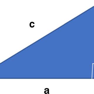 The General Right Angle And Its Sides Download Scientific Diagram