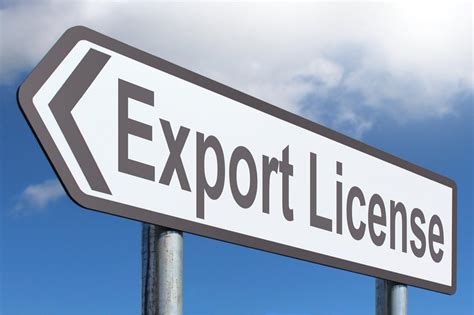 Export License Highway Sign Image
