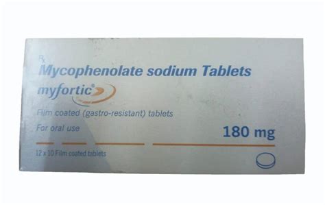 180mg Mycophenolate Sodium Tablet At ₹ 320 Stripe Immunosuppressive Drugs In Chennai Id