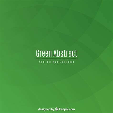 Green Background With Geometric Style Free Vector