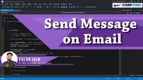 Sending Message On Email With C Tutorial In Hindi Youtube