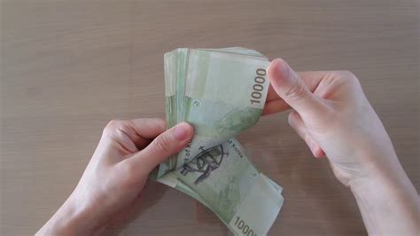 은행원처럼 지폐 세는법 돈 세기 Youtube