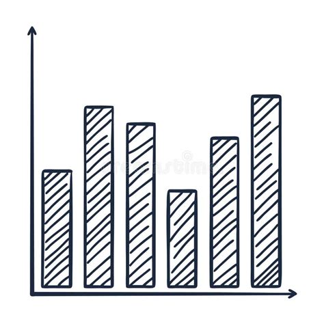 Hand Drawn Bar Chart With Rising Graph Arrows Indicating Growth And Statistics Ai Generative