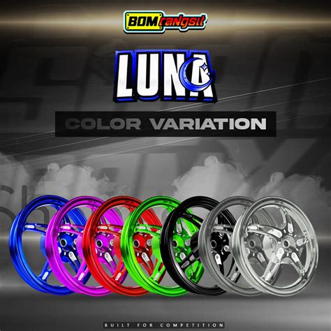 Bom Rangsit Bomx Luna Mags Cnc X14s 5 Spokes Motorcycle Accessories