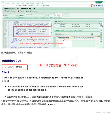Abap 常见的异常abap 异常 Csdn博客