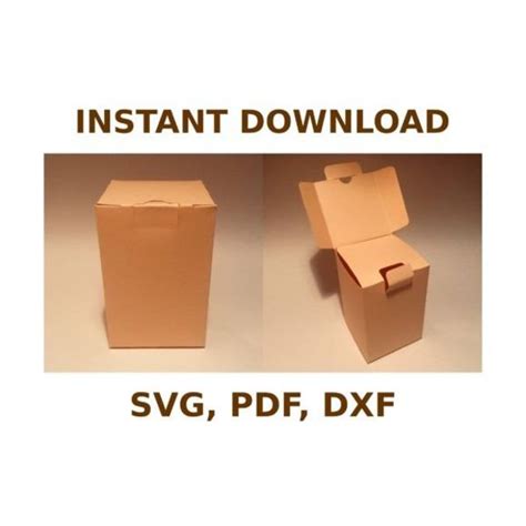 Rectangular Box Template Box Template Svg Svg Files Svg Inspire Uplift