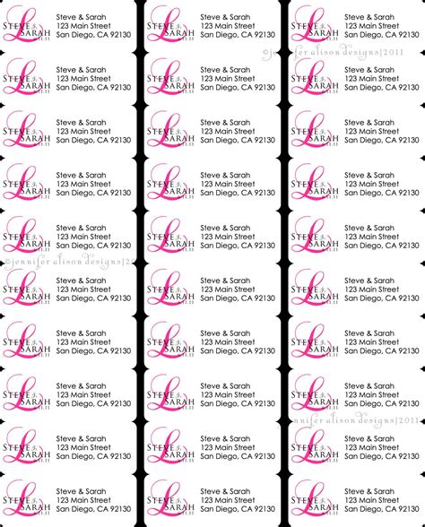 Free Printable Address Labels