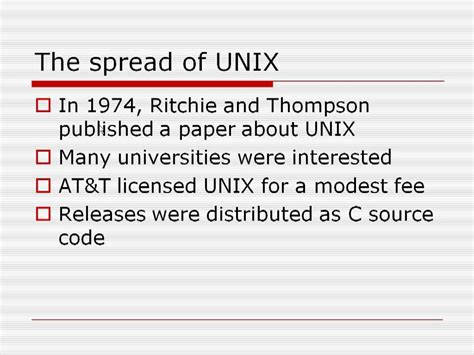 Unix History Hindi Tutorial Youtube