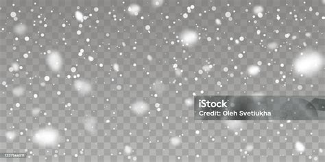 크리스마스 눈 투명 한 배경에 떨어지는 눈송이 강설 벡터 일러스트레이션 12월에 대한 스톡 벡터 아트 및 기타 이미지 12월 1월 겨울 Istock