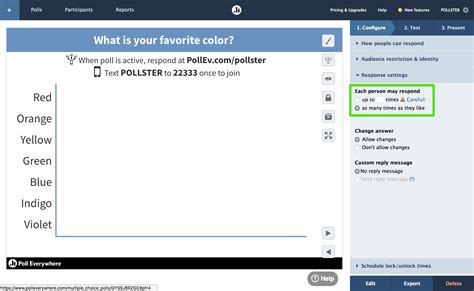 Responses Per Participant Poll Everywhere