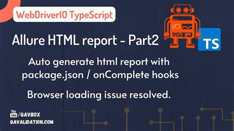 Allure Reporting Automatic Generate Html Report Browser Loading Issue Resolved Part 2