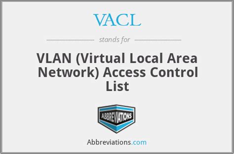 VACL VLAN Virtual Local Area Network Access Control List