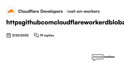 Cloudflare Developers