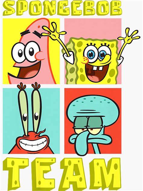 Mademark X Spongebob Squarepants Spongebob Team Spongebob Patrick Squidward Mr Krab Birthday