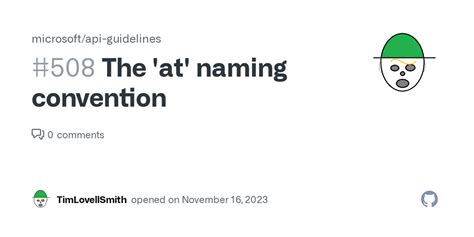 the at naming convention · issue 508 · microsoft api guidelines · github