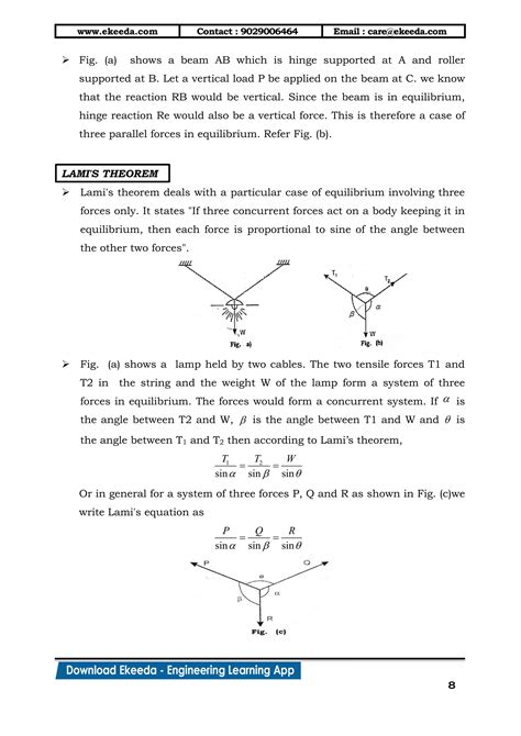 Coplanar Forces Equilibrium Pdf