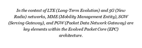 What Is Mme Vs Sgw Vs Pgw
