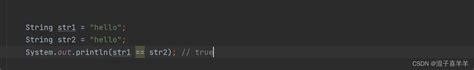 String对象的深一步理解Java基础 string str a str a返回什么 两个对象什么情况下用 返回true CSDN博客