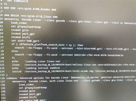 The Extent Of The Grub Problem Issues And Assistance Garuda Linux Forum