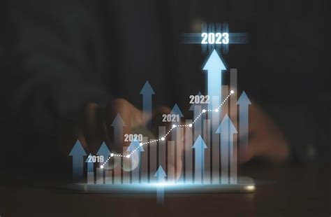 Premium Photo Hand Touching Smartphone With Virtual Increasing