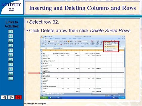 Excel Editing And Formatting Worksheets Section 2 Paradigm
