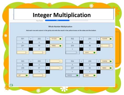 Integer Multiplication Puzzle Activelearninglabs Interactive Learning
