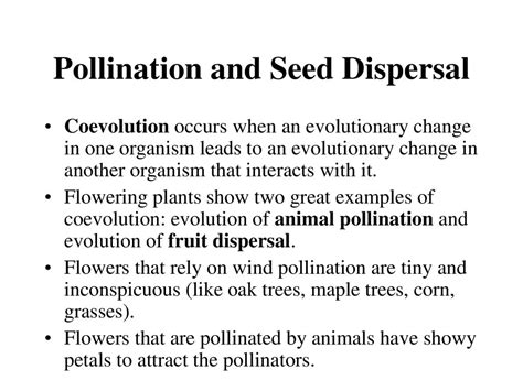 Coevolution Examples In Plants