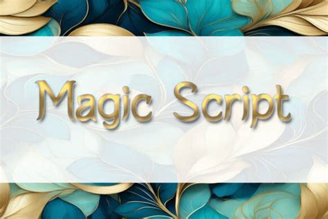 magic script font by heidi vargas smith · creative fabrica