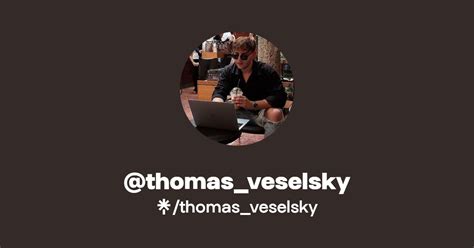 Thomas Veselsky Instagram Linktree