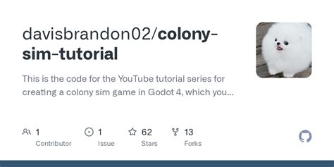 Github Davisbrandon02colony Sim Tutorial This Is The Code For The