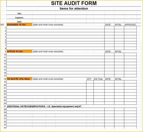 Free Website Audit Template Of Audit Plan Template Excel Heritagechristiancollege