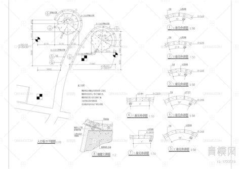 雕塑cad景观图详图图块 现代施工图cad2010雕塑cad景观图详图图库 青模cad图库