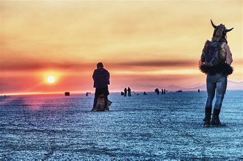 Robot Dawn Natural Landmarks Landmarks Sunset