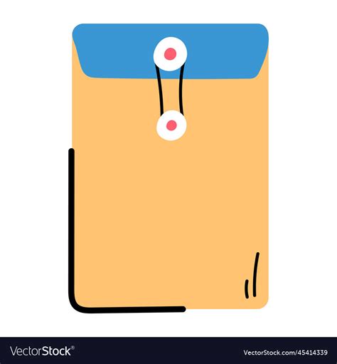 File Cover Royalty Free Vector Image Vectorstock