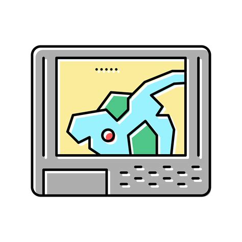 Gps Navigation Device Color Icon Vector Illustration 19579005 Vector