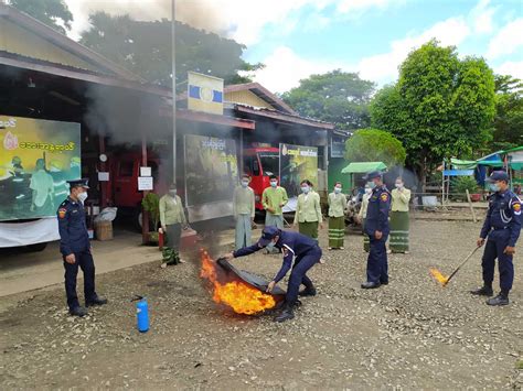 ရေကြည်မြို့နယ်တွင် မီးဘေးကြိုတင်ကာကွယ်ရေး လက်တွေ့သရုပ်ပြ Information And Public Relations