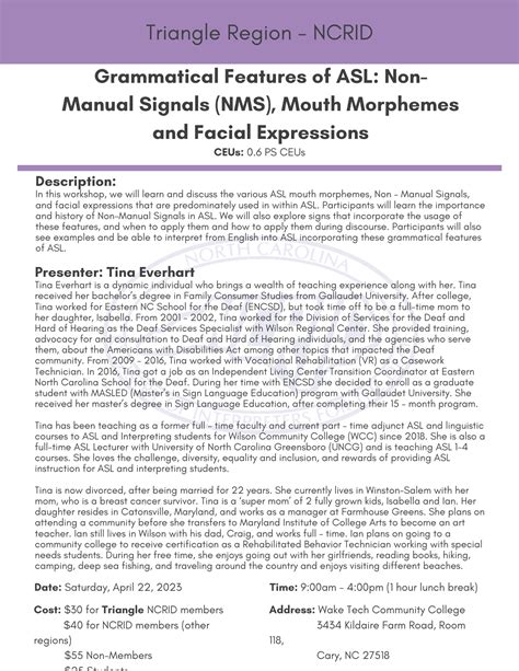 Grammatical Features Of Asl Non Manual Signals Nms Mouth Morphemes