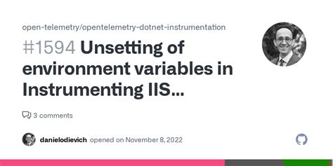 Unsetting Of Environment Variables In Instrumenting IIS Results In IIS