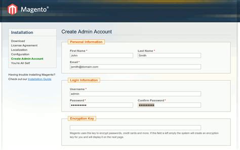 Create Admin User