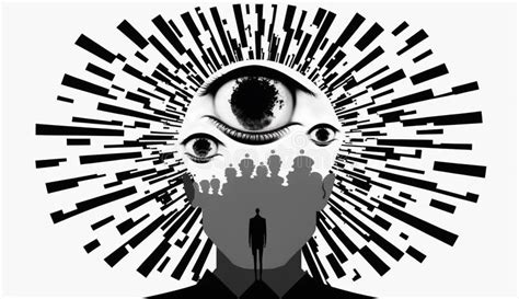 hypnotical power of unique perspective mindblowing ai illustration stock illustration