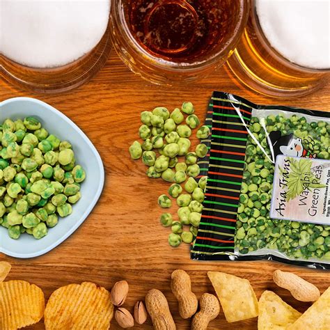 Spicy Roasted Wasabi Green Peas Delicious Snack With A Kick Buy Now