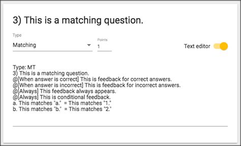 Create Matching Questions Pearson Connexus Support