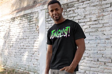 Colorful Junglist Shirt Dnb Drum N Bass Dj Clothing Turntablist Rave