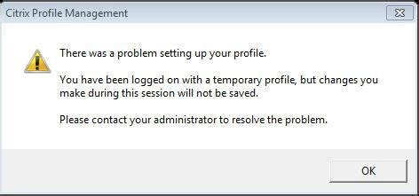 User Profile Reset Learn About Citrix Products And Automation