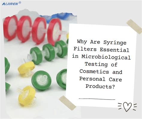 Why Are Syringe Filters Essential In Microbiological Testing Of Cosmetics And Personal Care