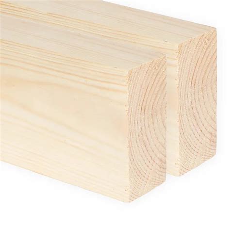 4x2 Inch Planed Timber L 1800mm W 94 H 44mm Pack Of 2